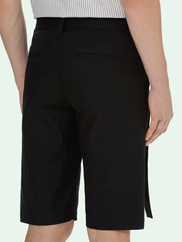 Off-White Belted Chinos Knee Length Shorts