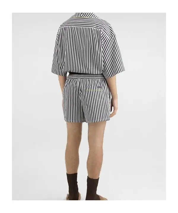 Dolce & Gabbana Dolce Gabbana Striped Poplin Shirt - Black