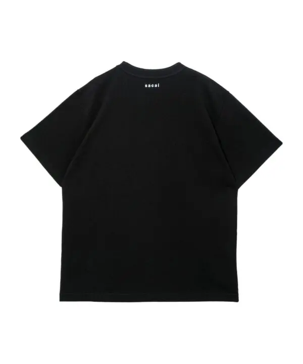 Sacai Graphic Print T-shirt - Black