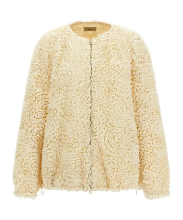 Herno Mini Ruffle Tulle Jacket
