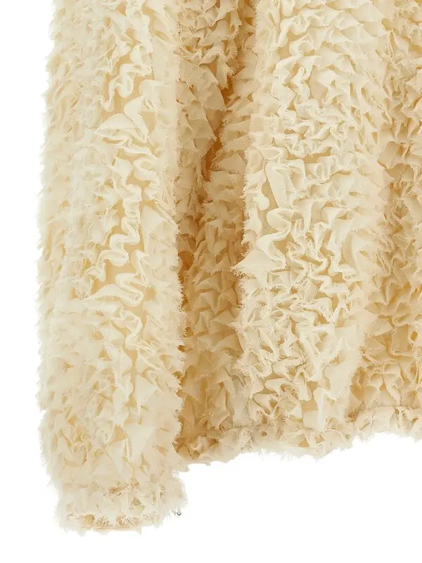 Herno Mini Ruffle Tulle Jacket