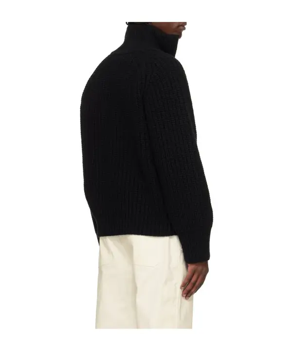 Studio Nicholson X Aaron Levine Collaboration Bristol Wool Knit Sweater - Black