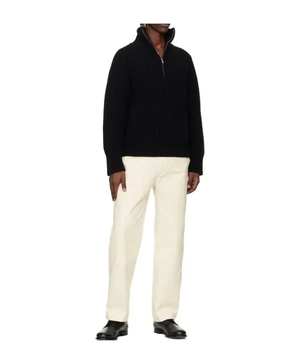 Studio Nicholson X Aaron Levine Collaboration Bristol Wool Knit Sweater - Black