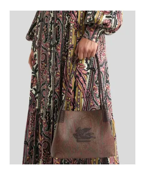 Etro Small Arnica Libra Paisley Tote Bag