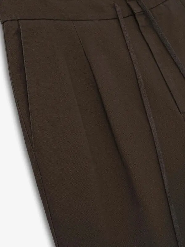 Fear Of God Pleated Loose Fit Trousers - Brown