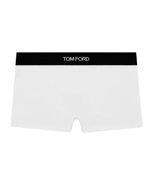 TOM FORD Logo Waistband Boxers - White