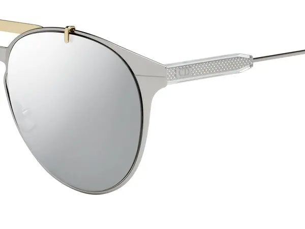 Dior Silver Logo Aviator Sunglasses