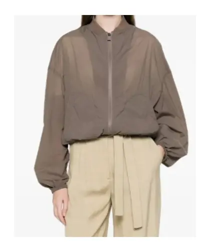 Herno Zip Fastening Bomber Jacket - Gray