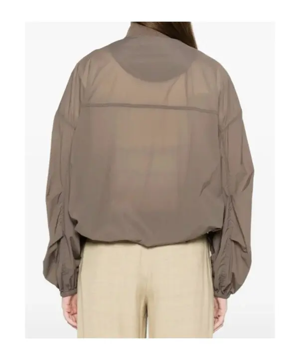 Herno Zip Fastening Bomber Jacket - Gray