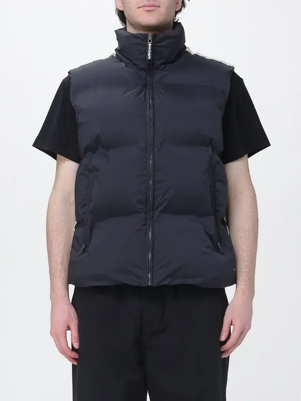 Palm Angels Classic Logo Track Down Vest - Black