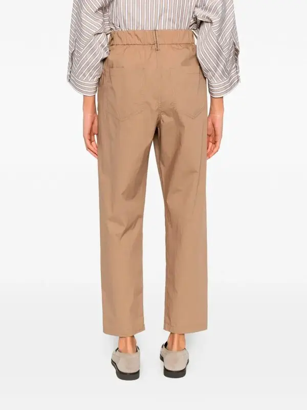 Brunello Cucinelli Lightweight Poplin Five-pocket Track Trousers