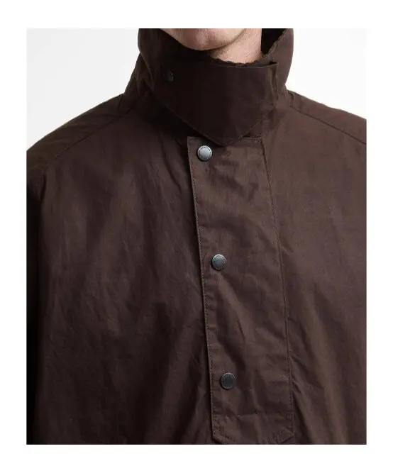 Barbour X Kaptain Sunshine Transport Smock Casual Jacket - Black
