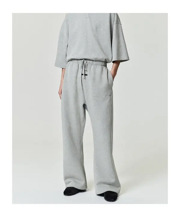 Fear Of God Embroidered Drawstring Trousers - Gray