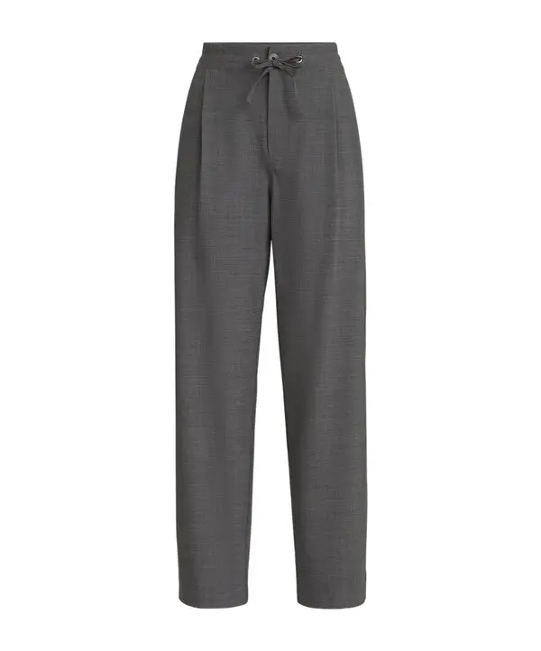 Brunello Cucinelli Tailored Drawstring Trousers - Black