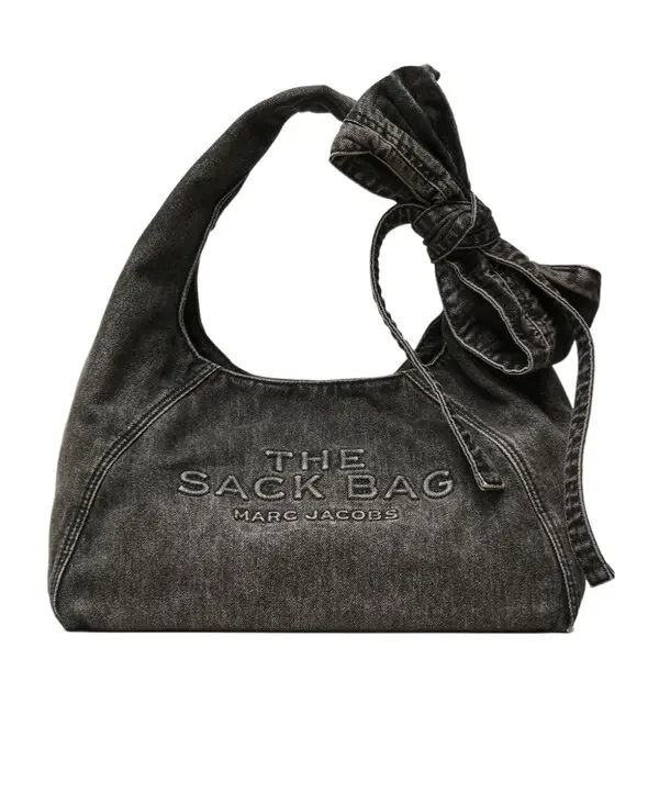 Marc Jacobs The Sack Bow Shoulder Bag - Black