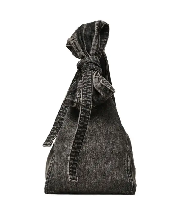 Marc Jacobs The Sack Bow Shoulder Bag - Black