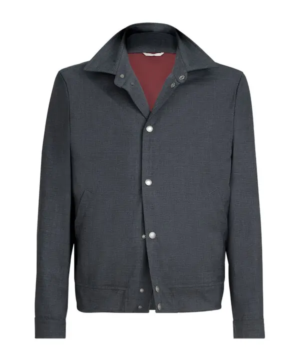 Brunello Cucinelli Snap-front Short Coat