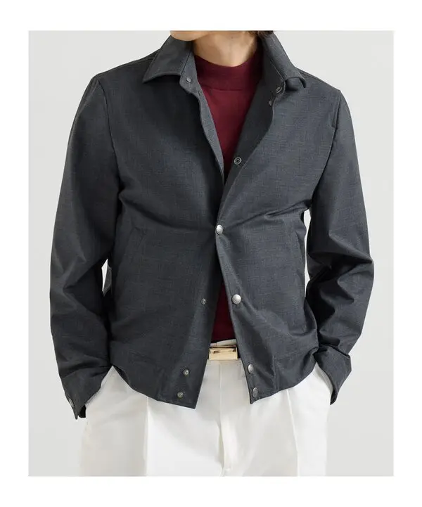 Brunello Cucinelli Snap-front Short Coat