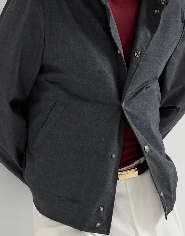 Brunello Cucinelli Snap-front Short Coat
