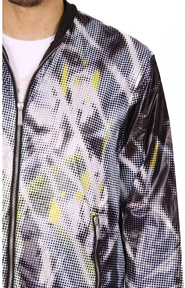 Just Cavalli Short Jacket With Zipper And Long Sleeves