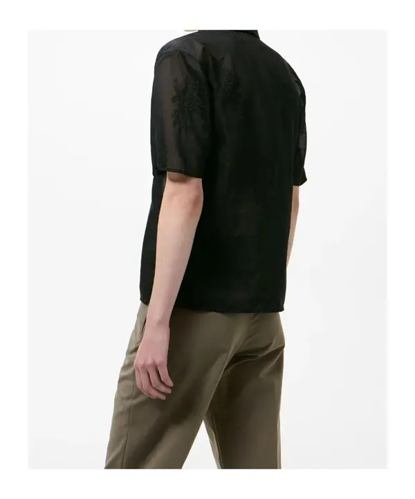 Our Legacy X-ray Shirt With Floral Embroidery