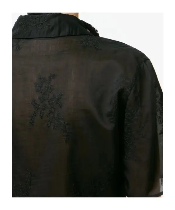 Our Legacy X-ray Shirt With Floral Embroidery