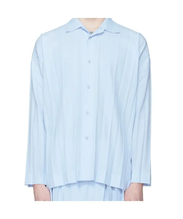Issey Miyake Textured Panel Shirt