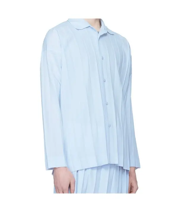 Issey Miyake Textured Panel Shirt