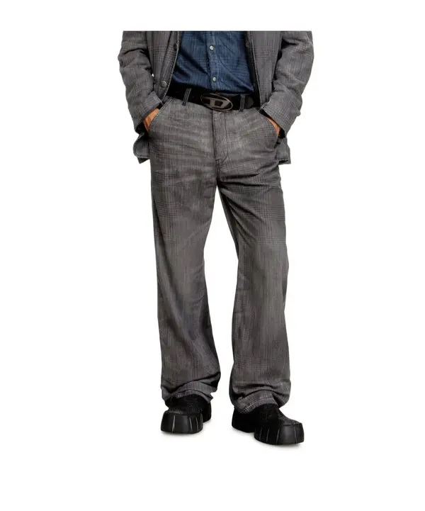 DIESEL® Slant Pockets Straight Leg Jeans