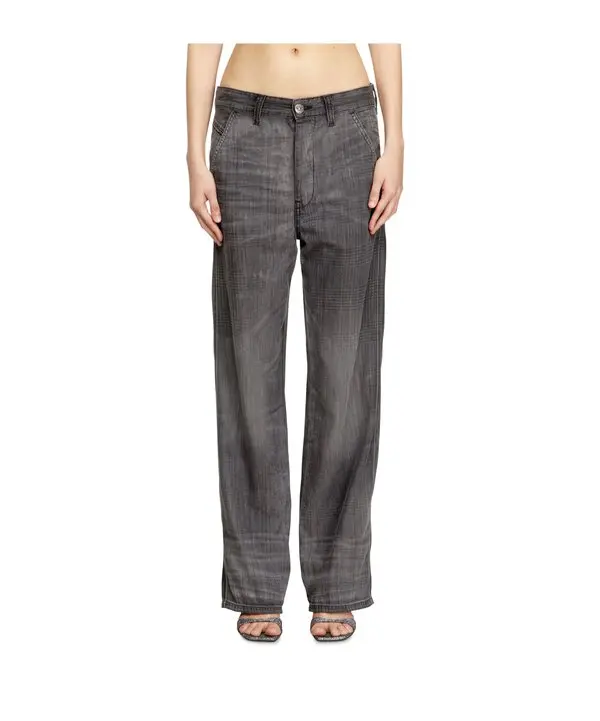 DIESEL® Slant Pockets Straight Leg Jeans