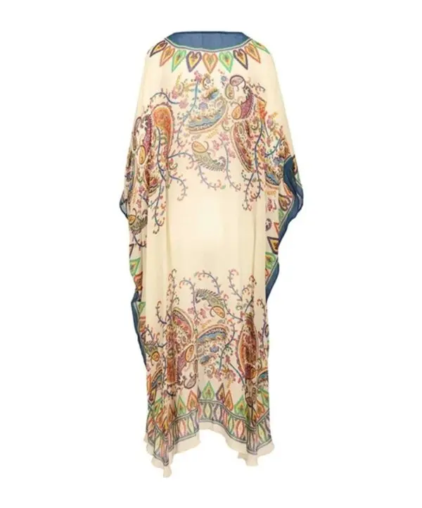 Etro Paisley Printed Crewneck Kaftan