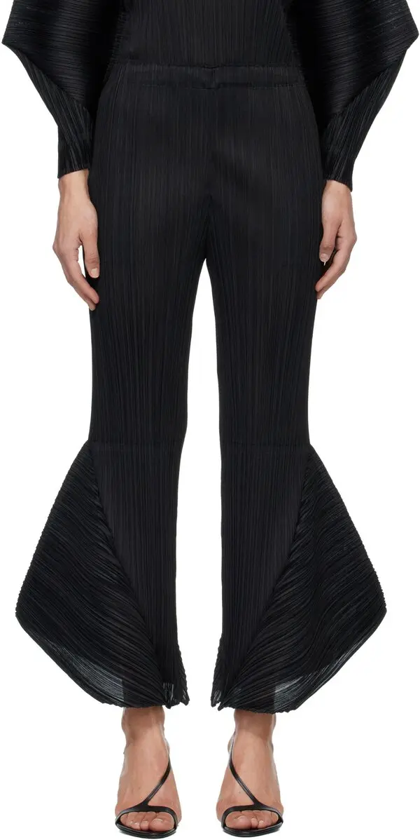 PLEATS PLEASE BY ISSEY MIYAKE Skyline Pleated Flare Pants