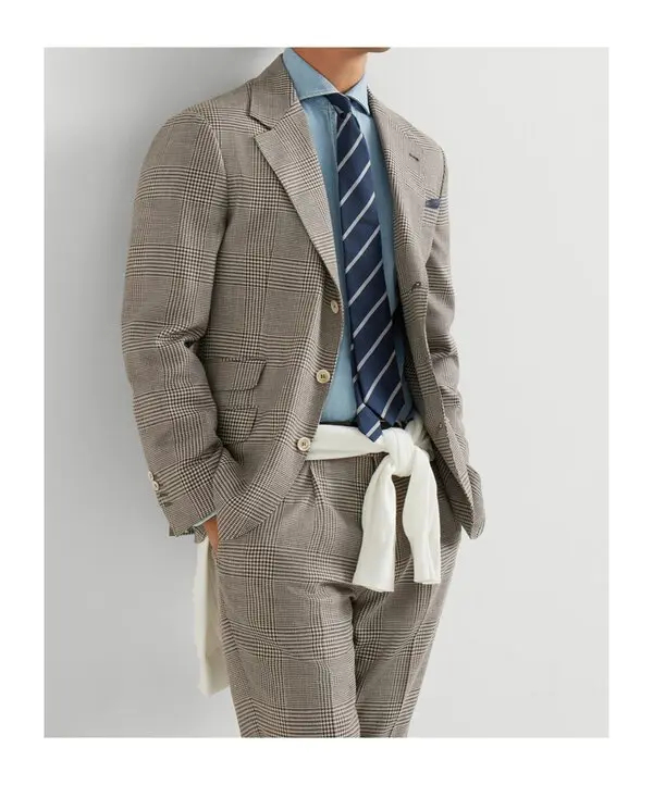 Brunello Cucinelli Check Blazer