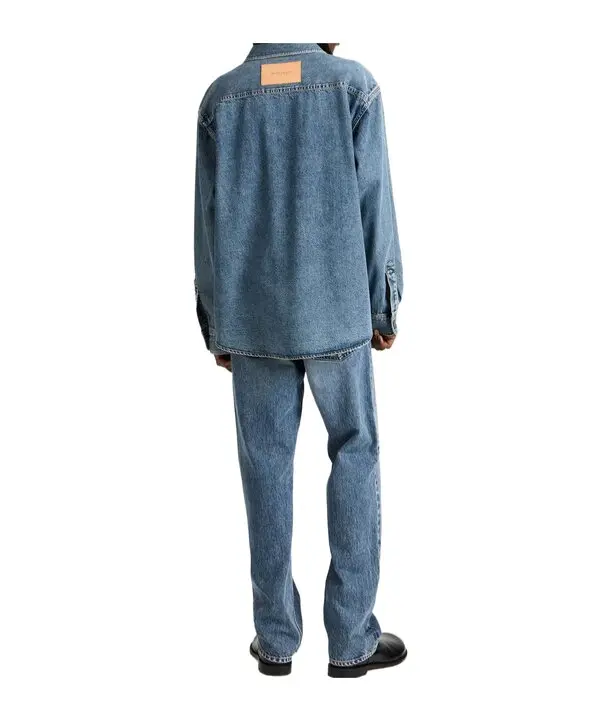 J.W.ANDERSON Jw Anderson Logo Patch Denim Shirt