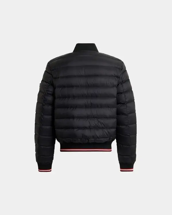Bally Nylon Light Puffer Jacket With Quilted Detailing - Black