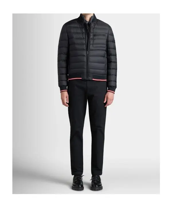 Bally Nylon Light Puffer Jacket With Quilted Detailing - Black