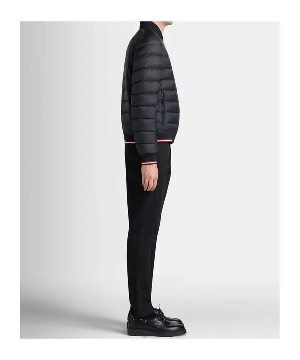 Bally Nylon Light Puffer Jacket With Quilted Detailing - Black