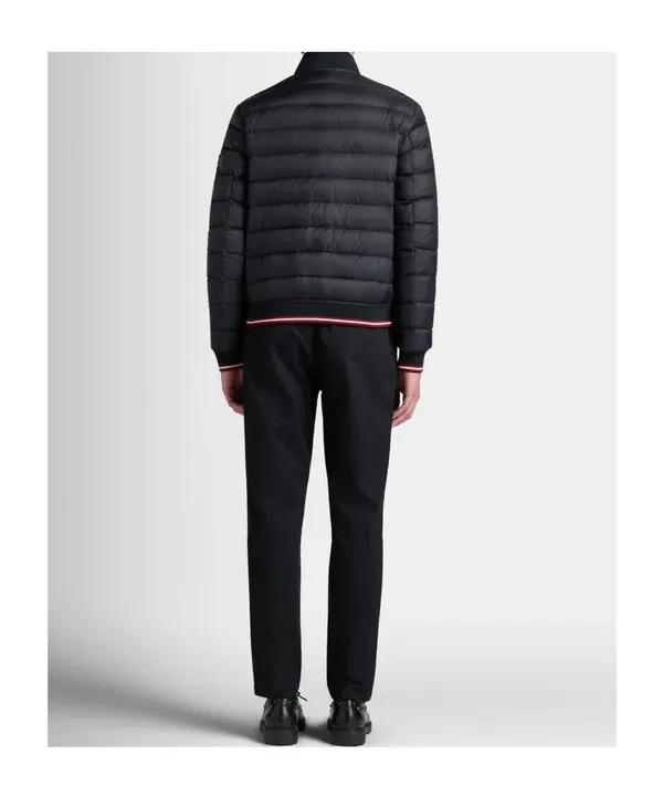 Bally Nylon Light Puffer Jacket With Quilted Detailing - Black