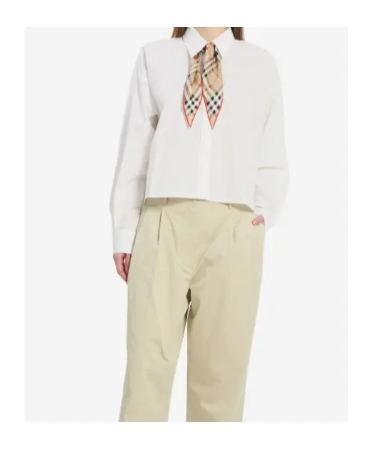 THE FRANKIE SHOP Arlen Boxy Shirt - White