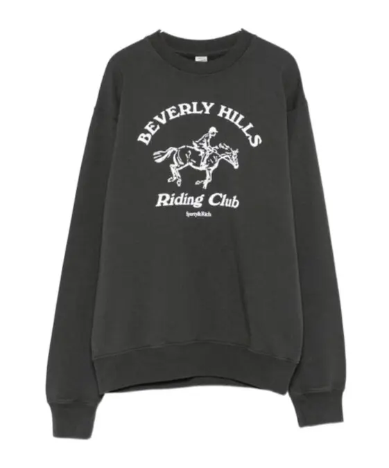 SPORTY  RICH Sporty & Rich Crewneck Long Sleeve Sweatshirt