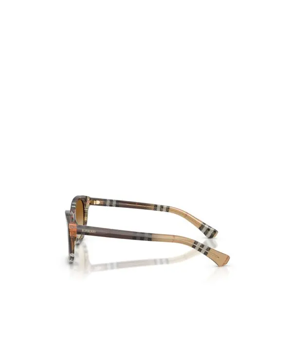 Burberry Geometric Frame Sunglasses - Brown