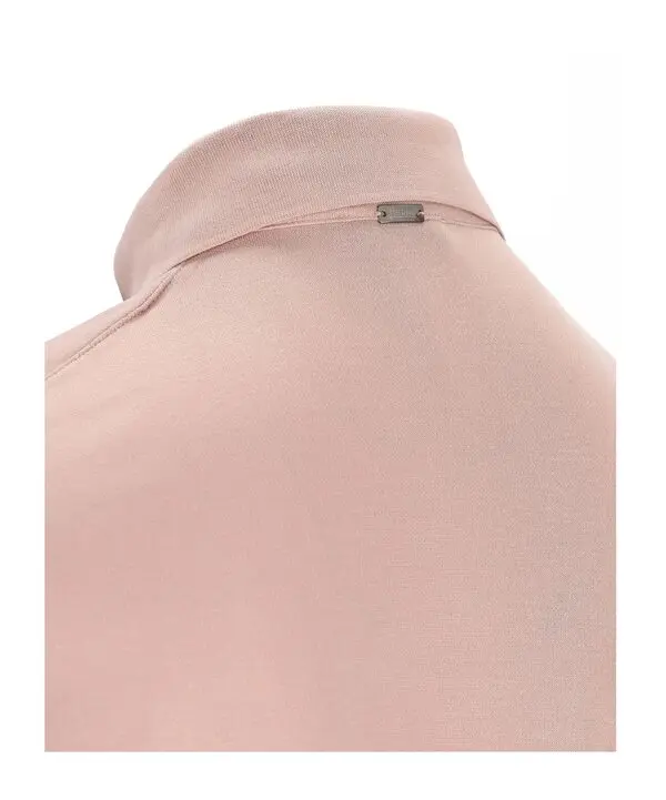 Herno Short-sleeved Knitted Polo Shirt - Nude