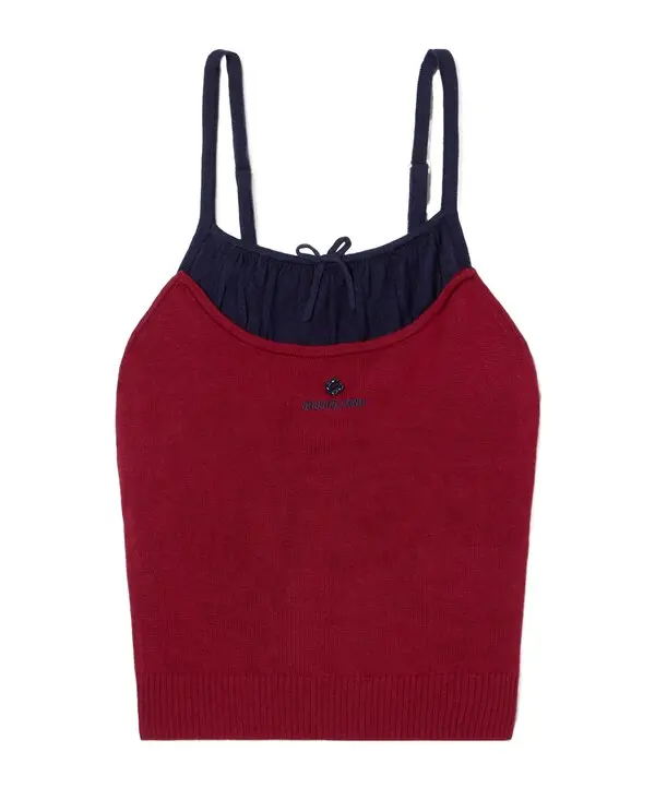SHUSHU/TONG Sleeveless Knit Tank Top