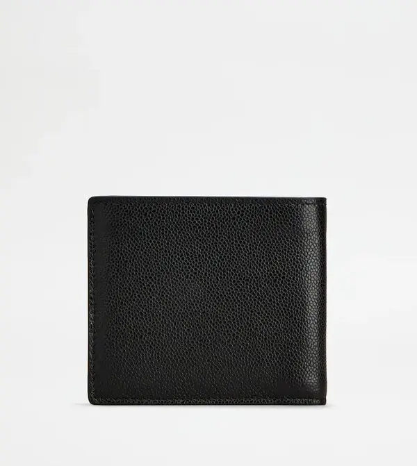 TOD'S Logo-plaque Bi-fold Wallet - Black