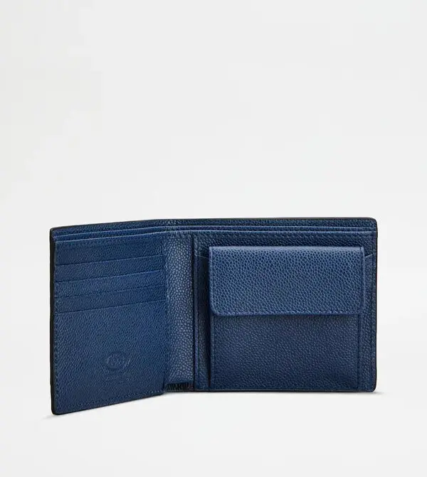 TOD'S Logo-plaque Bi-fold Wallet - Black