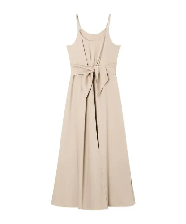 Emporio Armani Bow Waist Maxi Dress