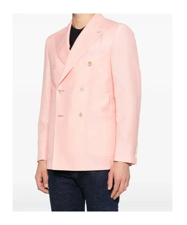 Caruso Aida Double-breasted Pocket Blazer