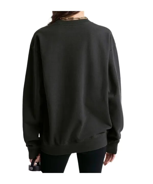 SPORTY  RICH Sporty & Rich Crew Neck Long Sleeve Sweatshirt