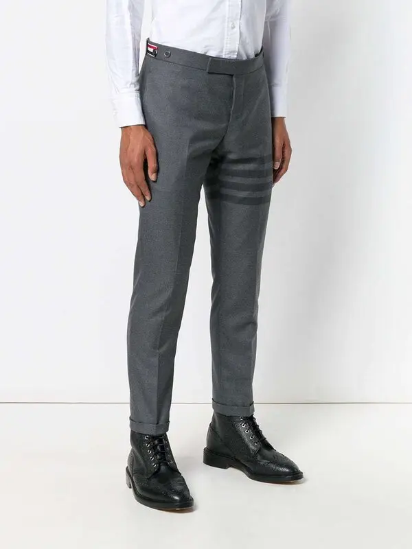 Thom Browne Four-bar Slim Fit Trousers