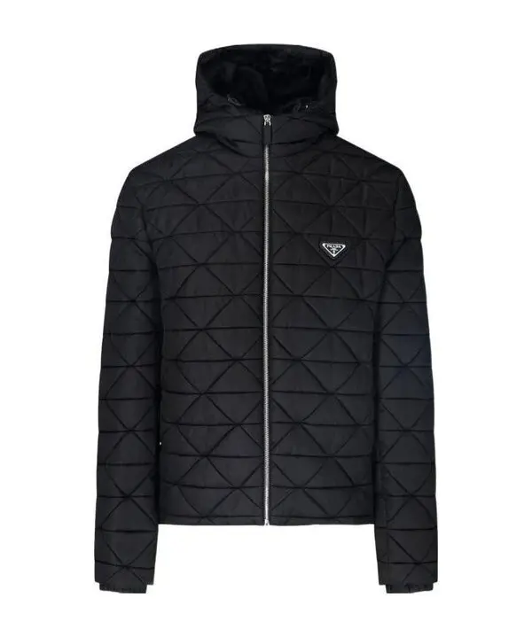 Prada Re-nylon Quilted Blouson Jacket